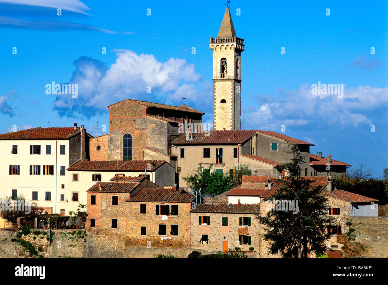 Italy, Tuscany, Vinci, the native village of Leonardo da Vinci Stock ...