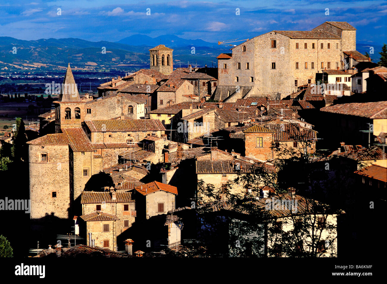 Italy, Tuscany, Anghiari village Stock Photo - Alamy