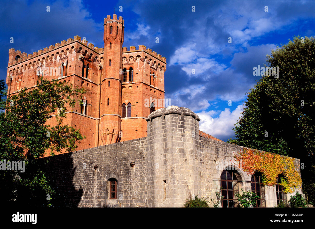 Castello di brolio castle hi-res stock photography and images - Alamy