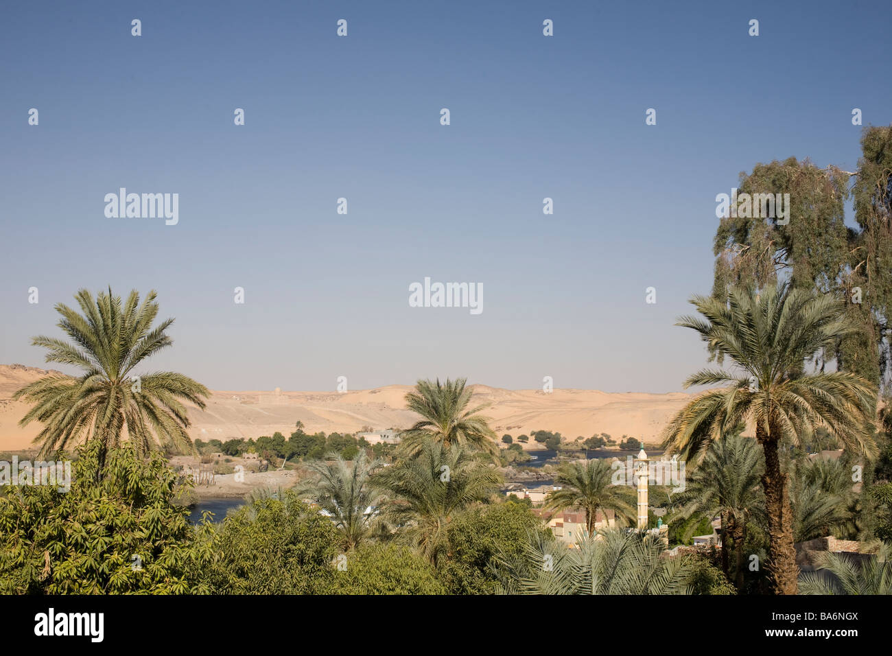 Nile River Aswan Egypt Stock Photo - Alamy