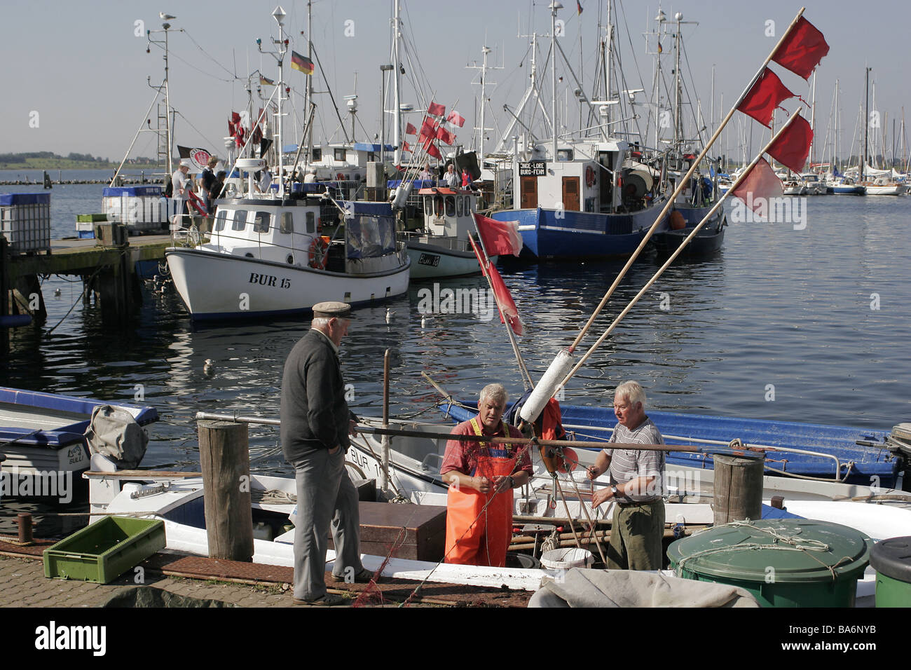 Germany Schleswig-Holstein models harbor landing place ships fishers no ...