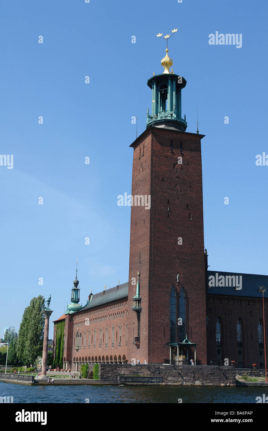 Sweden Stockholm city-house detail tower summers series Scandinavia ...