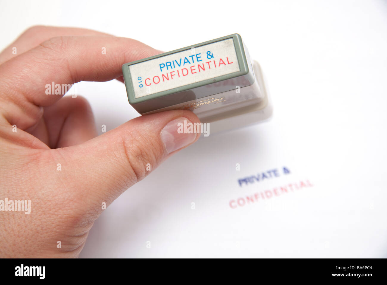 Private And Confidential Stamp