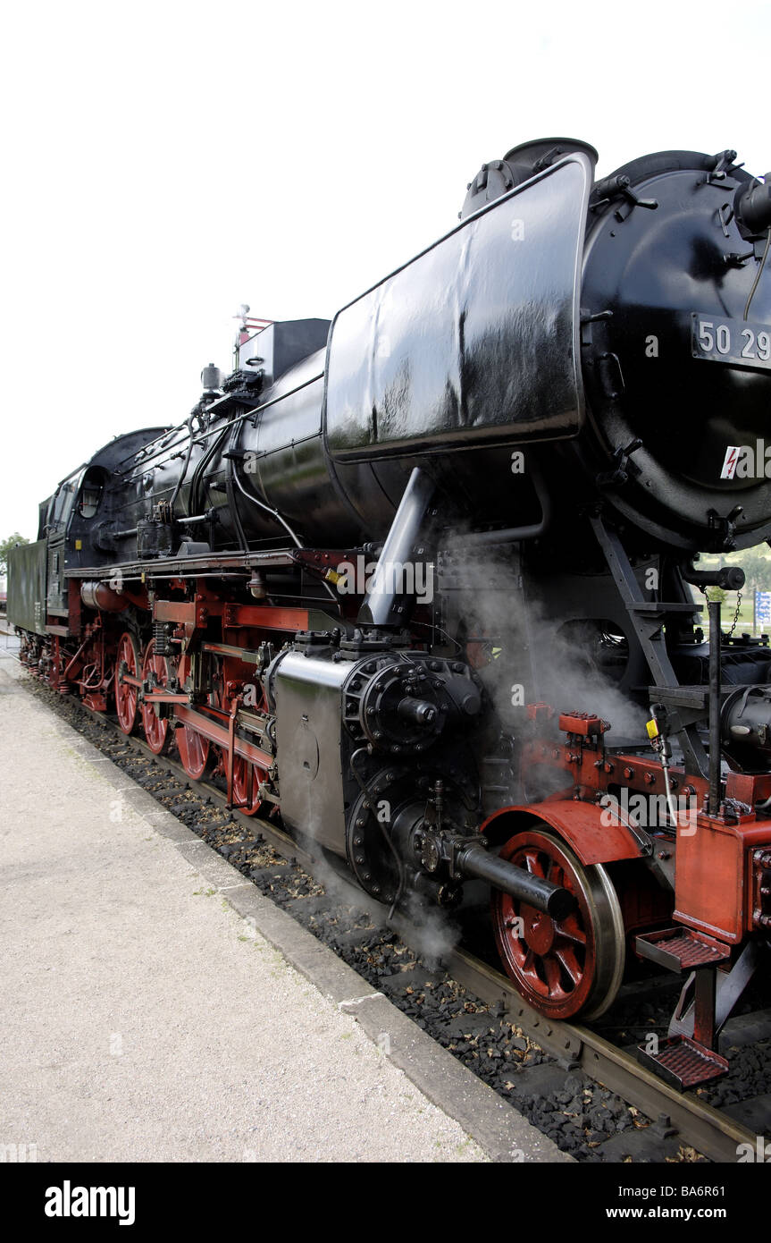 Steam-locomotive series 050 detail loco rails old nostalgia monument ...