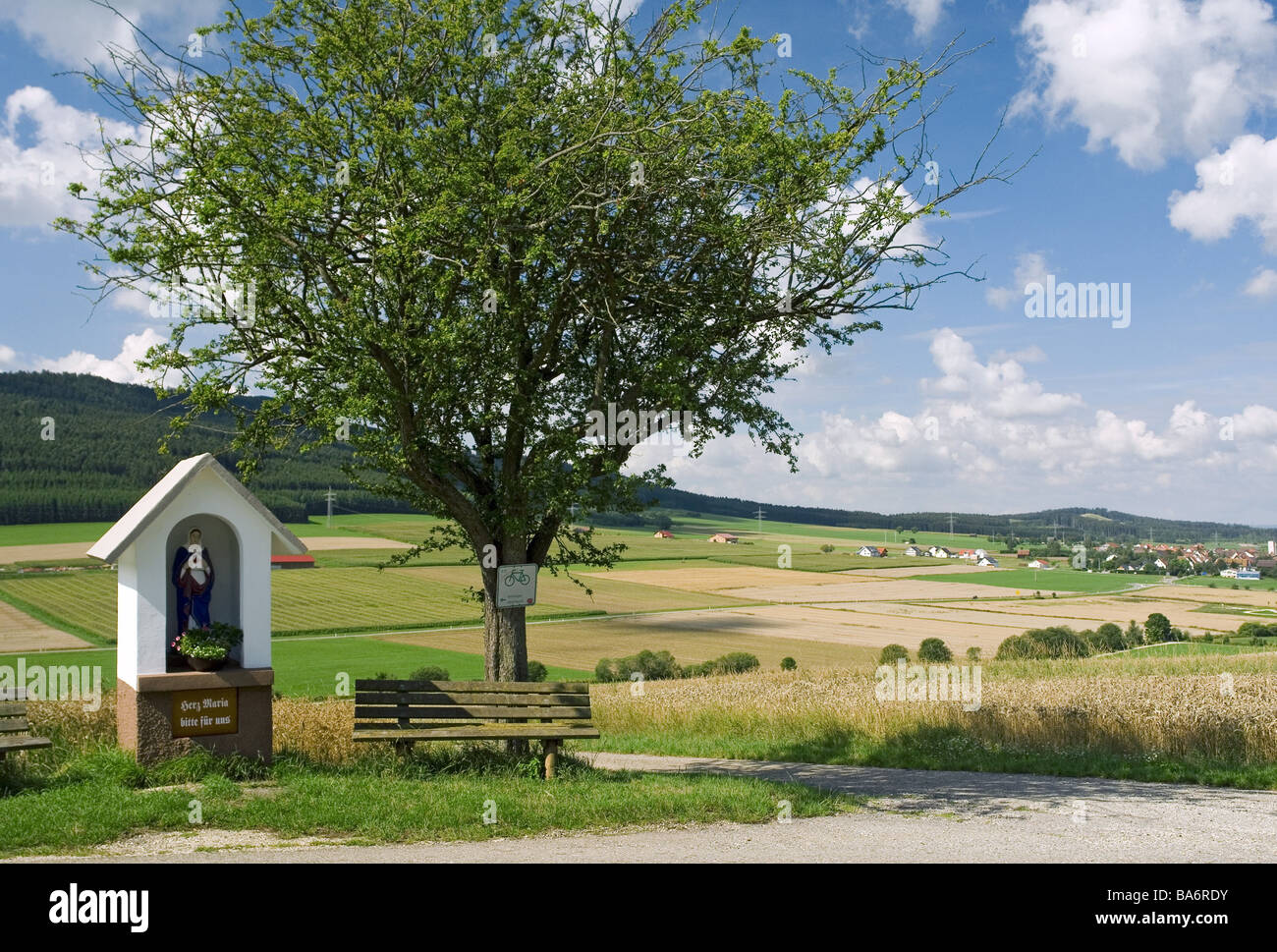 Germany Swabian Alb Gunningen picture-stick summers Baden-Württemberg ...