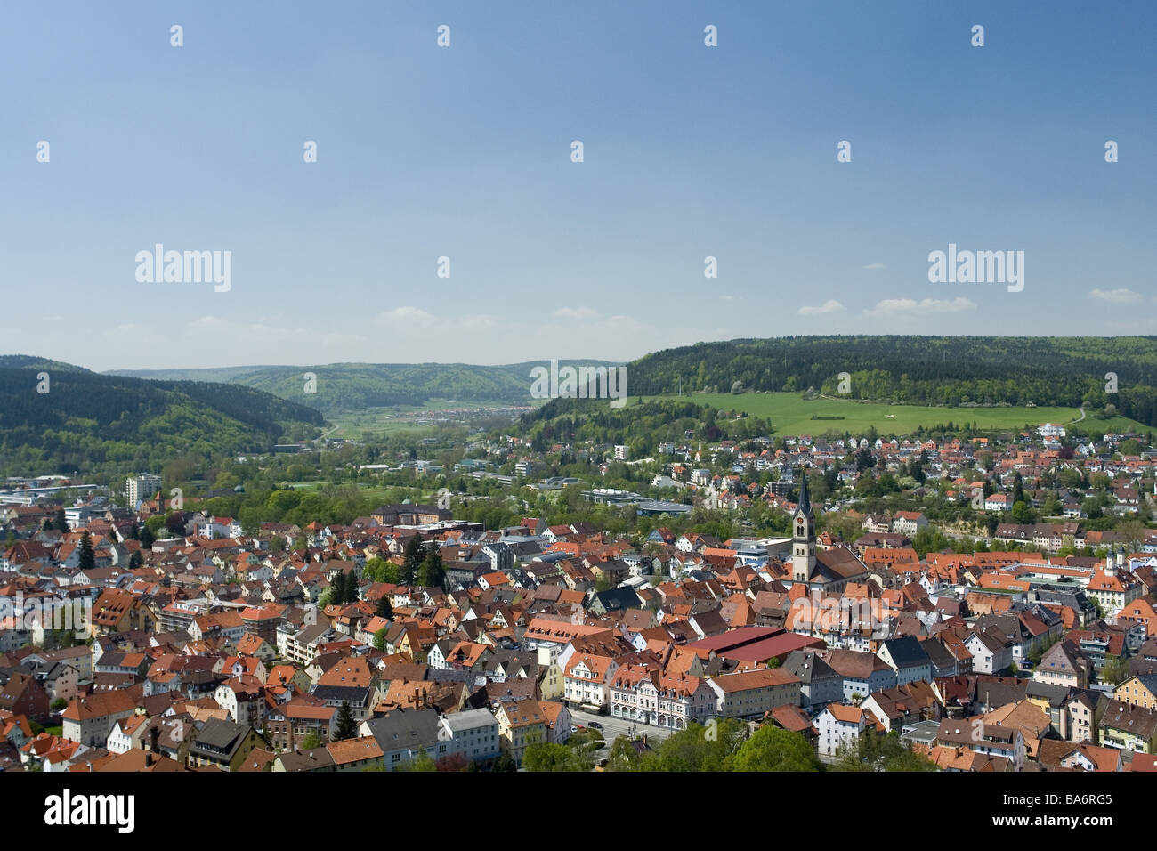 Germany Swabian Alb Tuttlingen city-overview summers Baden-Württemberg ...