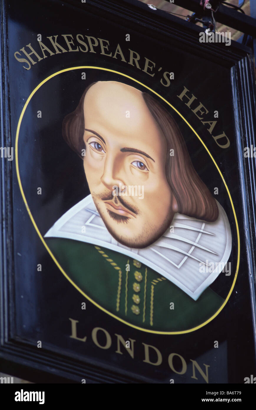 Great Britain England London pub sign Shakespeare's Head no property ...