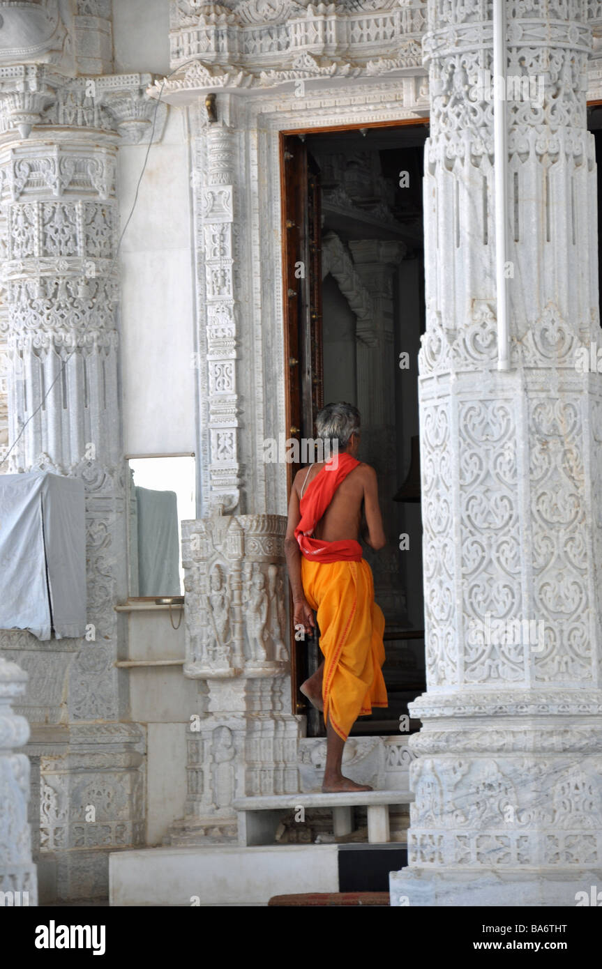Man in jain priests clothing hi-res stock photography and images - Alamy
