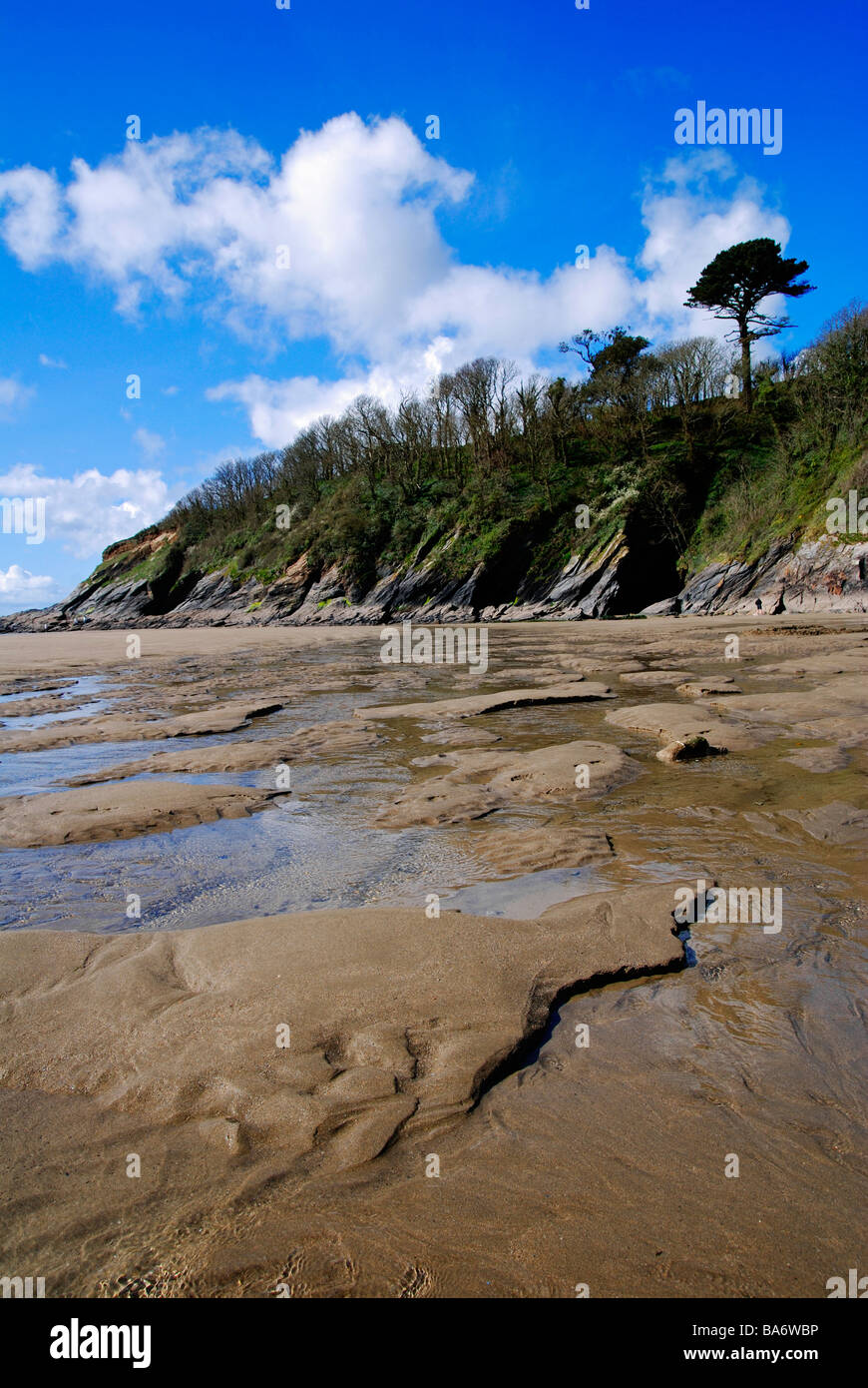 Porthluney cove beach cornwall hi-res stock photography and images - Alamy