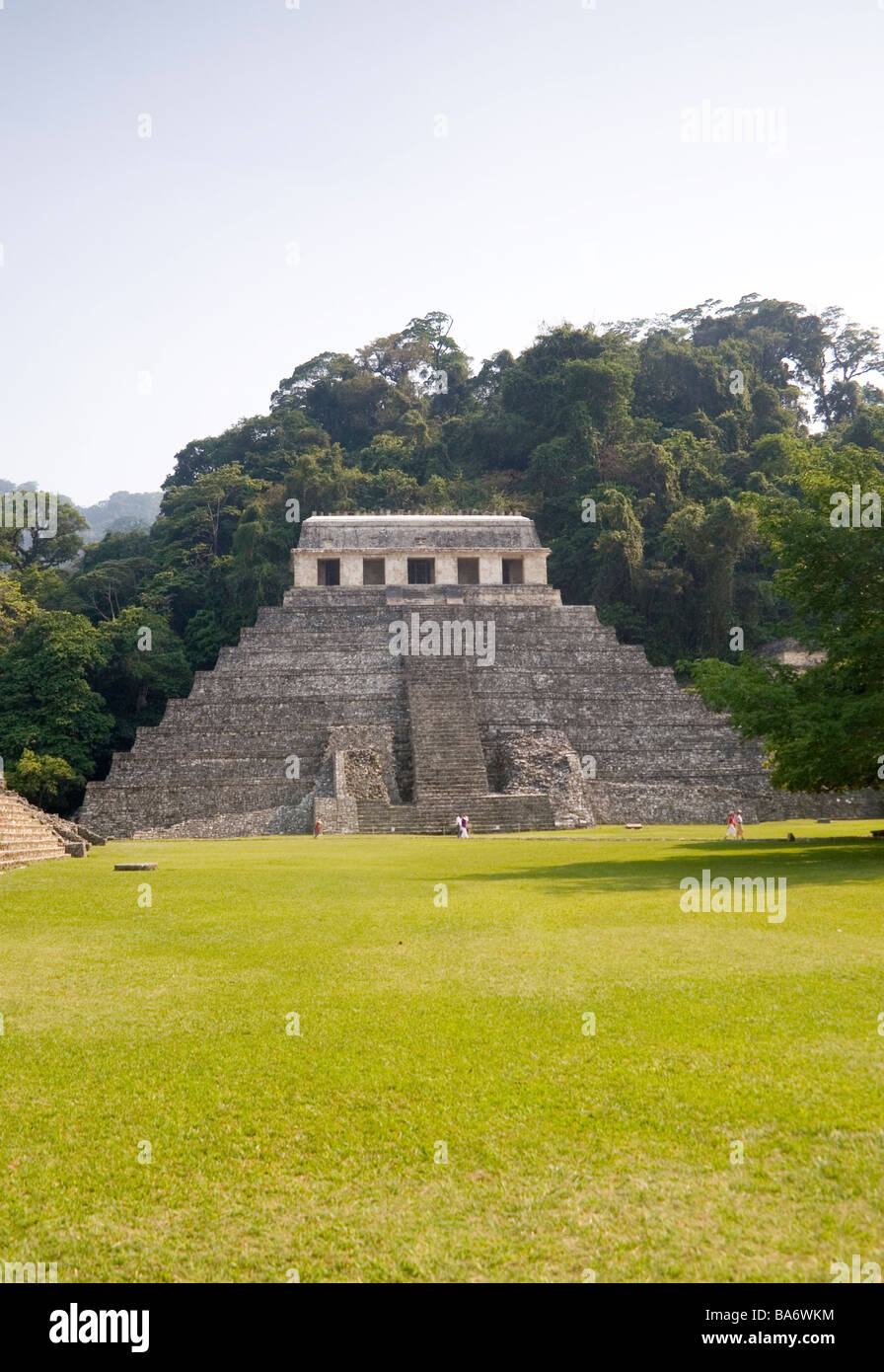 Palenque Temple of the Inscriptions, Tomb of Pacal Stock Photo - Alamy