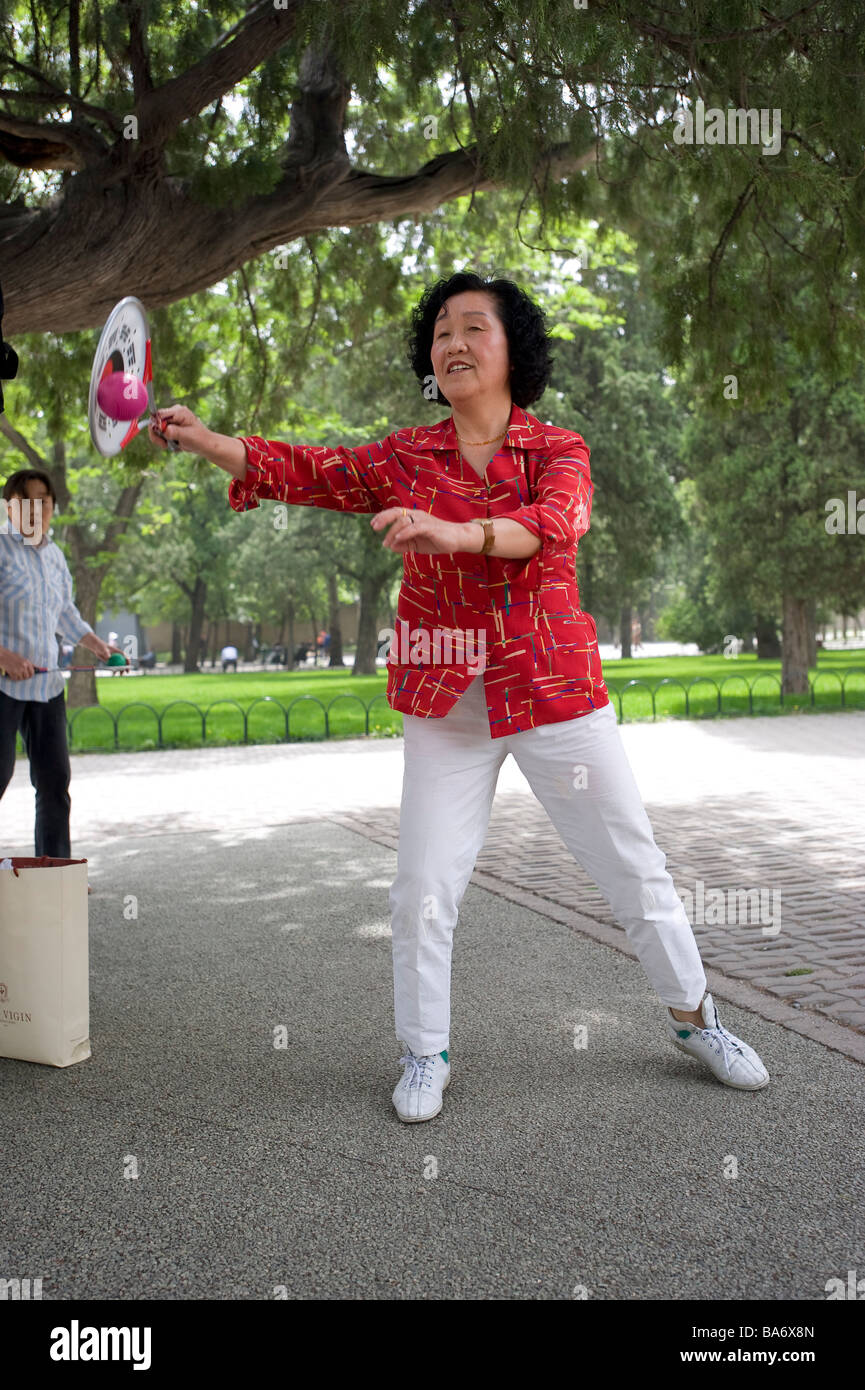 China, Beijing, various activities in the the Summer Palace park Stock ...