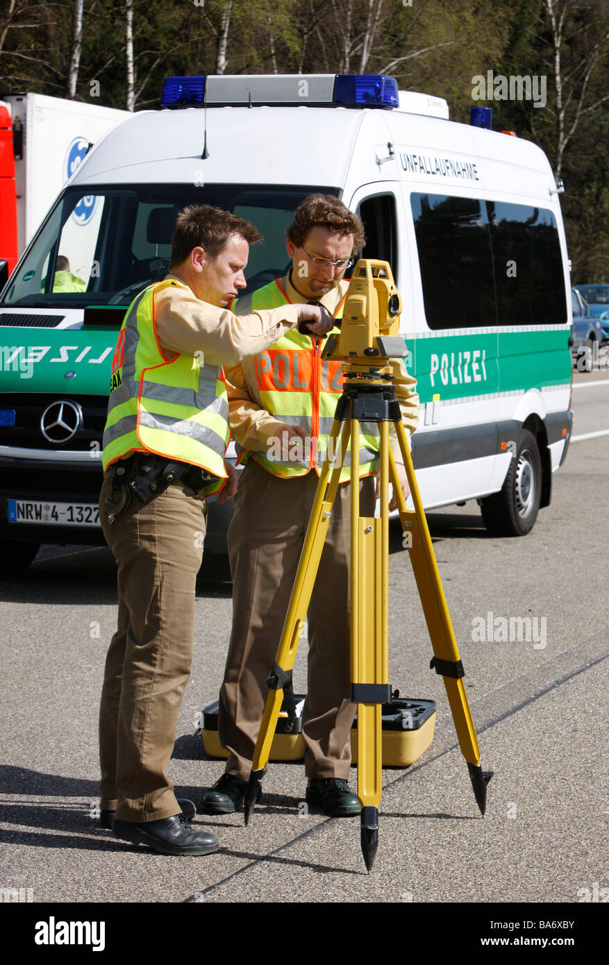 Heavy traffic accident on the A1 motorway in Leverkusen, Germany ...