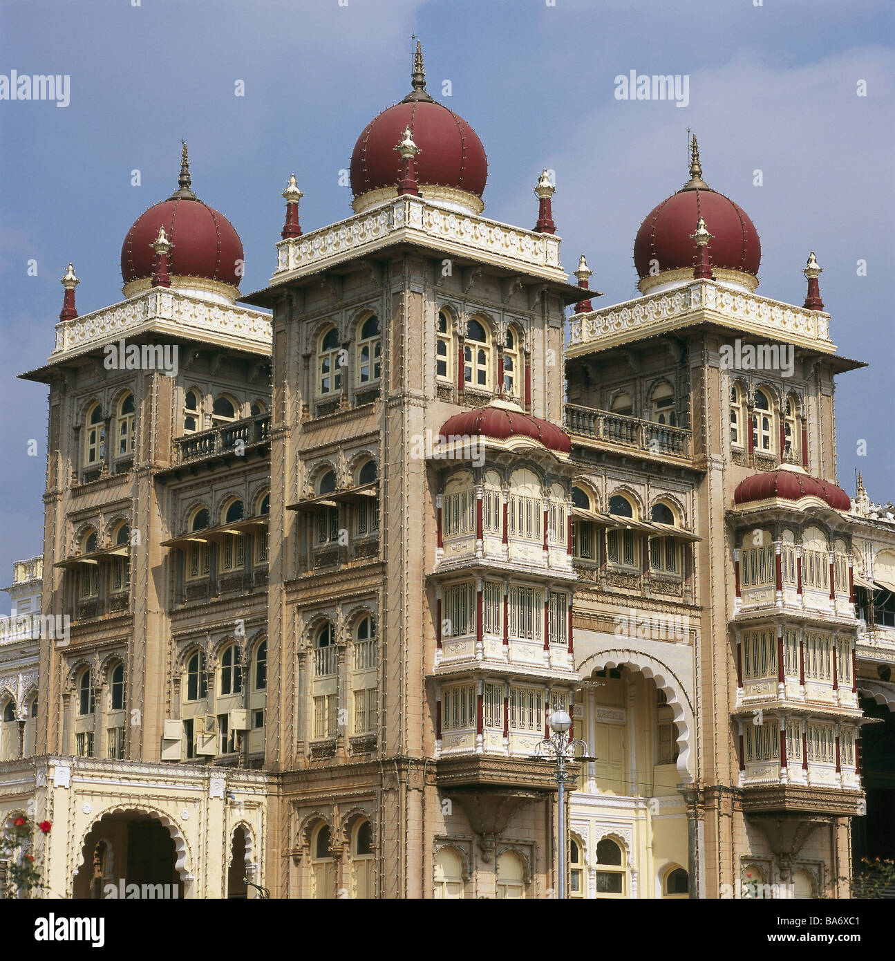 India Mysore palace de Maharaja facade detail Asia "city of the ...