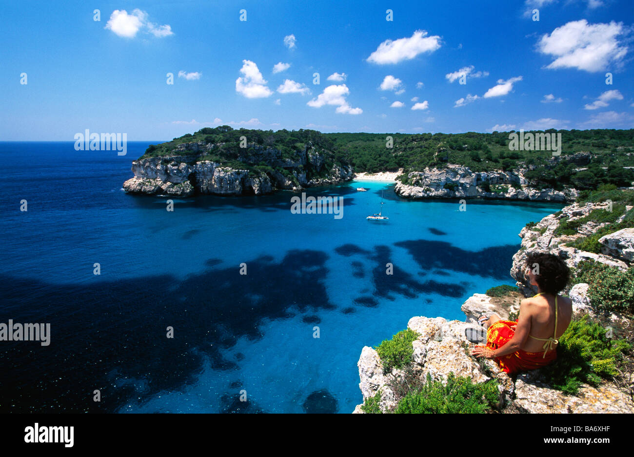 Cala Macarellata Minorca Balearic Islands Spain Stock Photo - Alamy