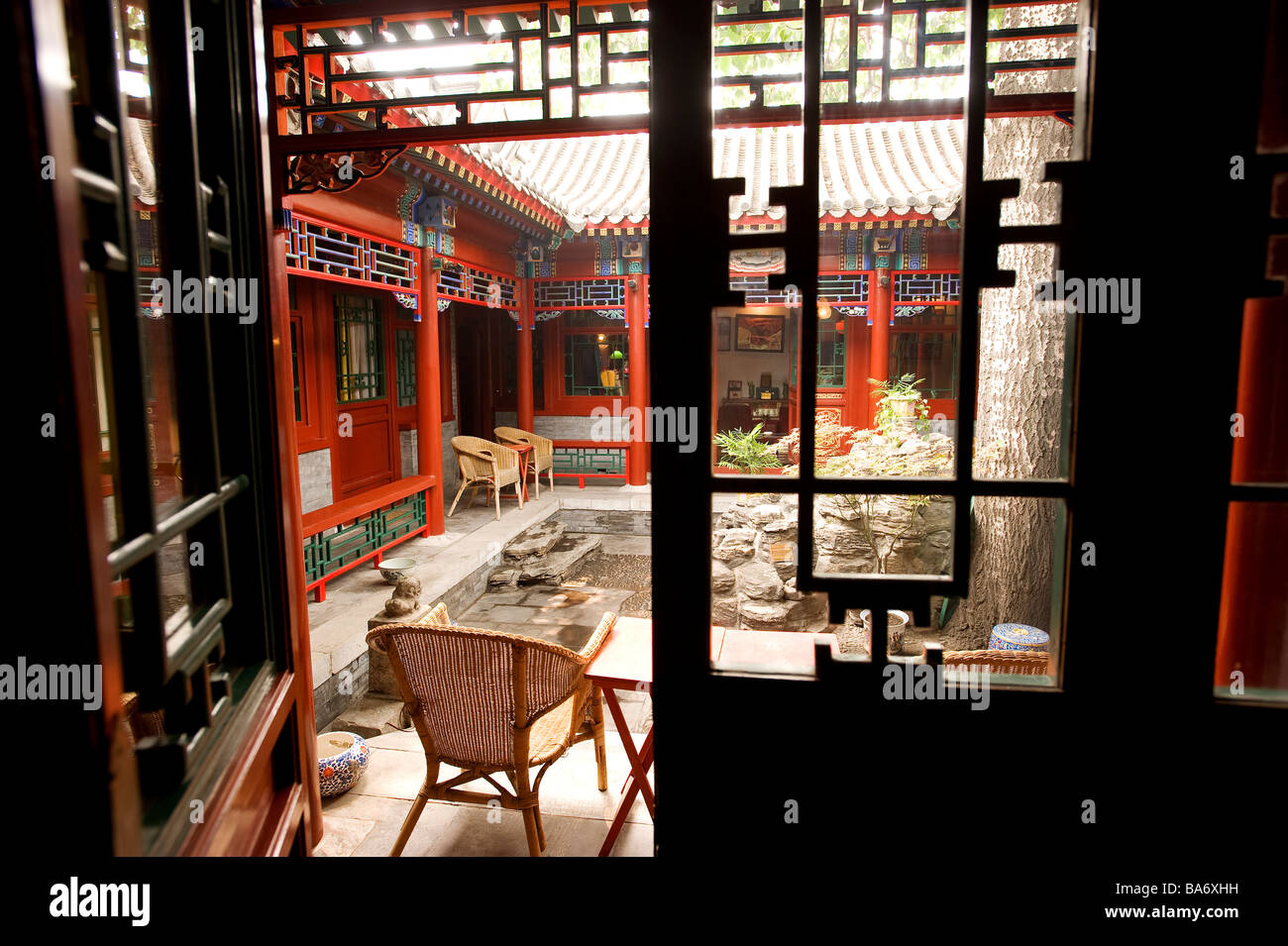 Traditional structure in hutong hi-res stock photography and images - Alamy