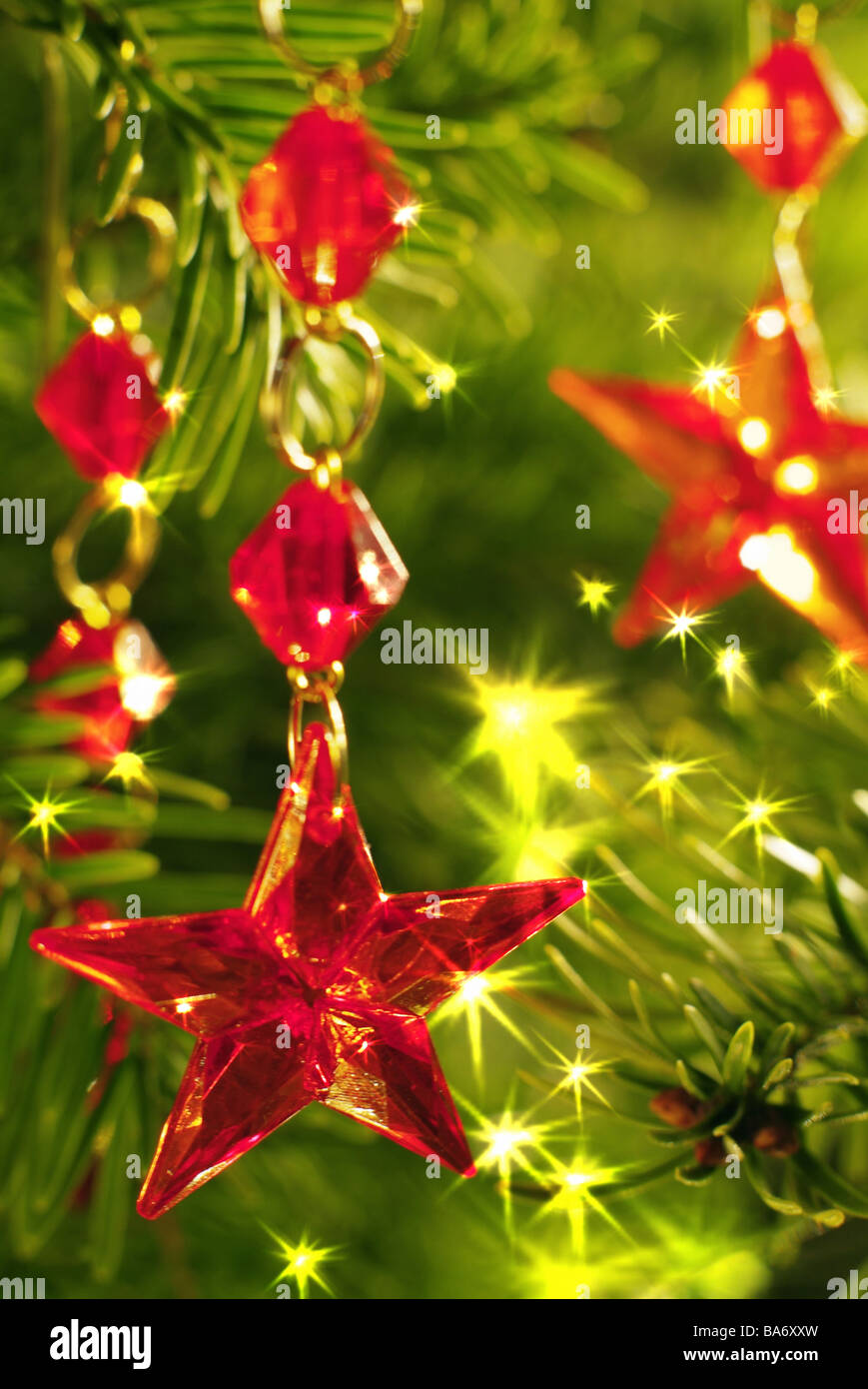 Christmas tree christian tree attractive decoration hi-res stock ...