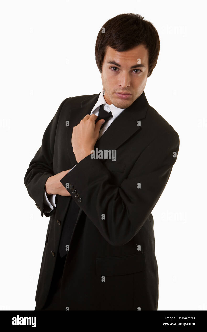 Fixing tie hi-res stock photography and images - Alamy