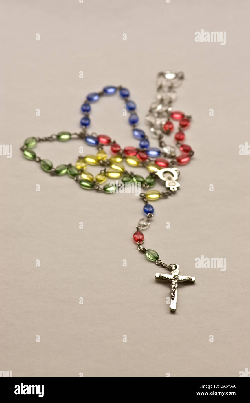A close up image of a rosary Stock Photo - Alamy