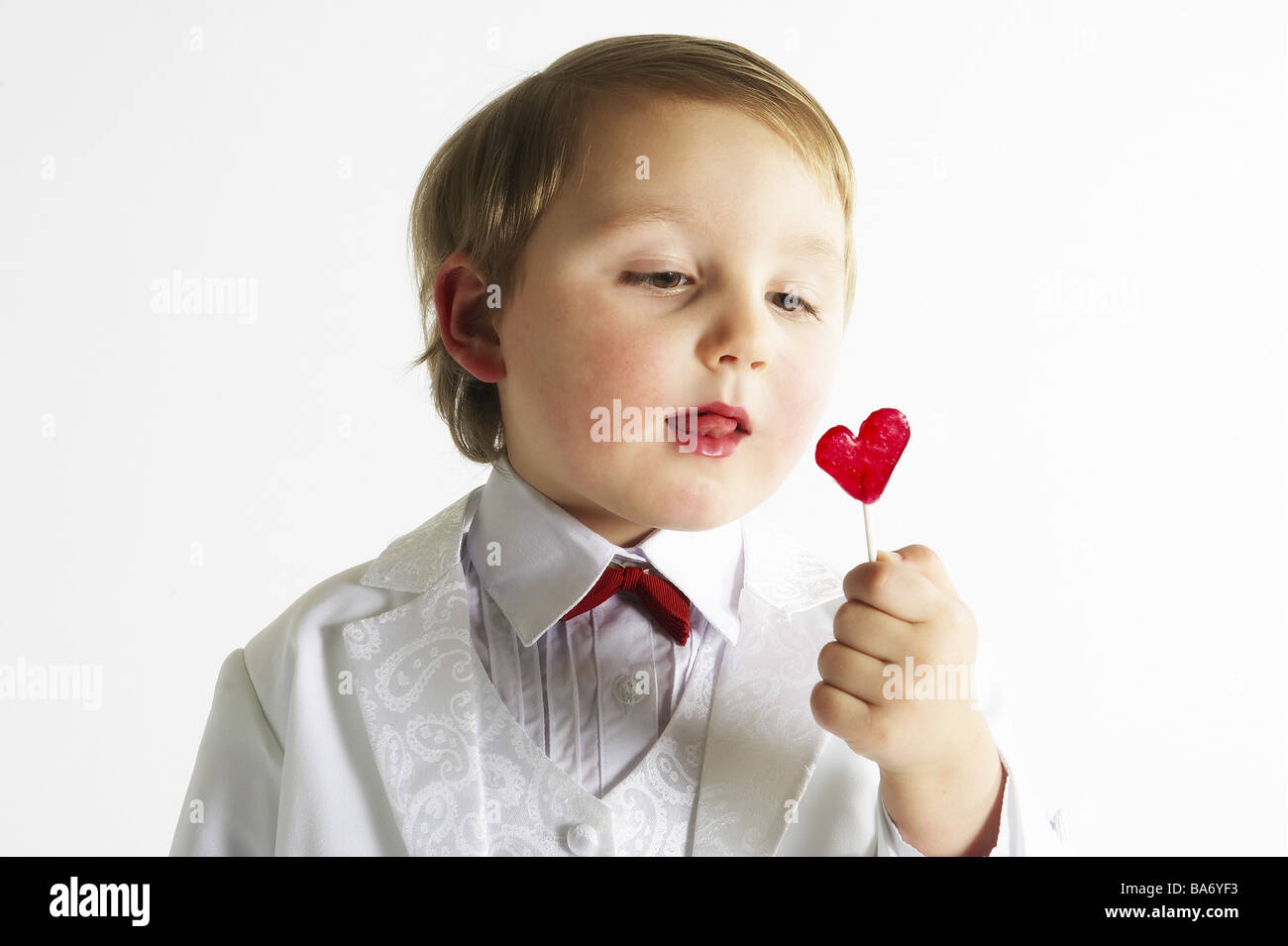 Give birth suit white festive lollipop heart-form portrait series ...