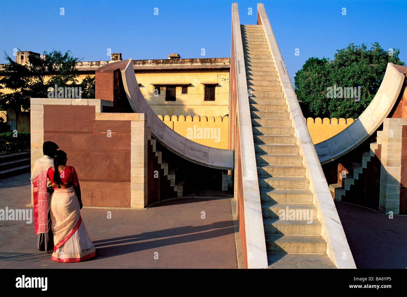 India, Rajasthan State, Jaipur, Janta Mantar or Yantra Mandir ...
