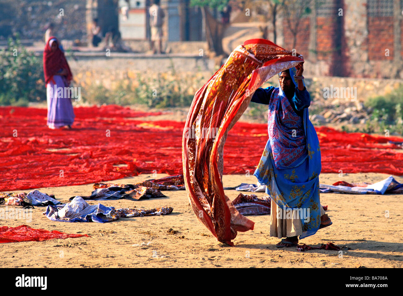 India Jaipur Rajasthan Fabrics High Resolution Stock Photography and ...
