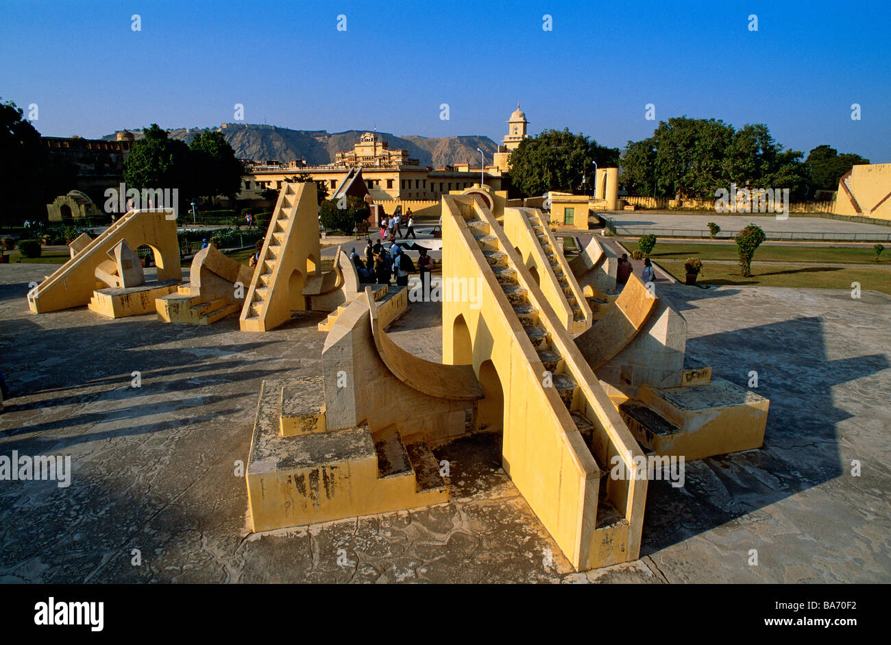 India, Rajasthan State, Jaipur, Janta Mantar or Yantra Mandir ...
