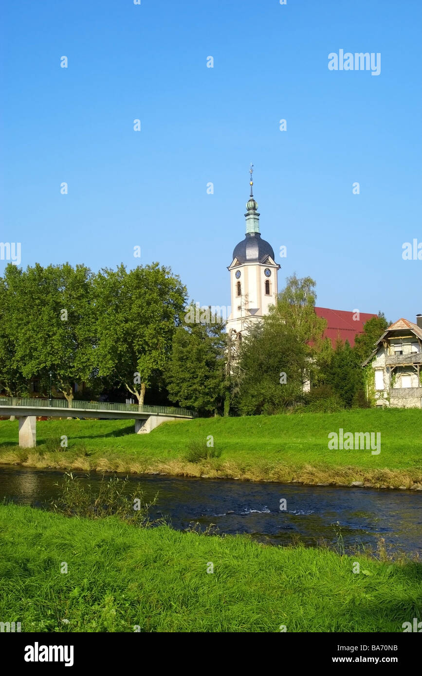 Germany Murgtal bath Rotenfels St. Laurentius church detail Baden ...