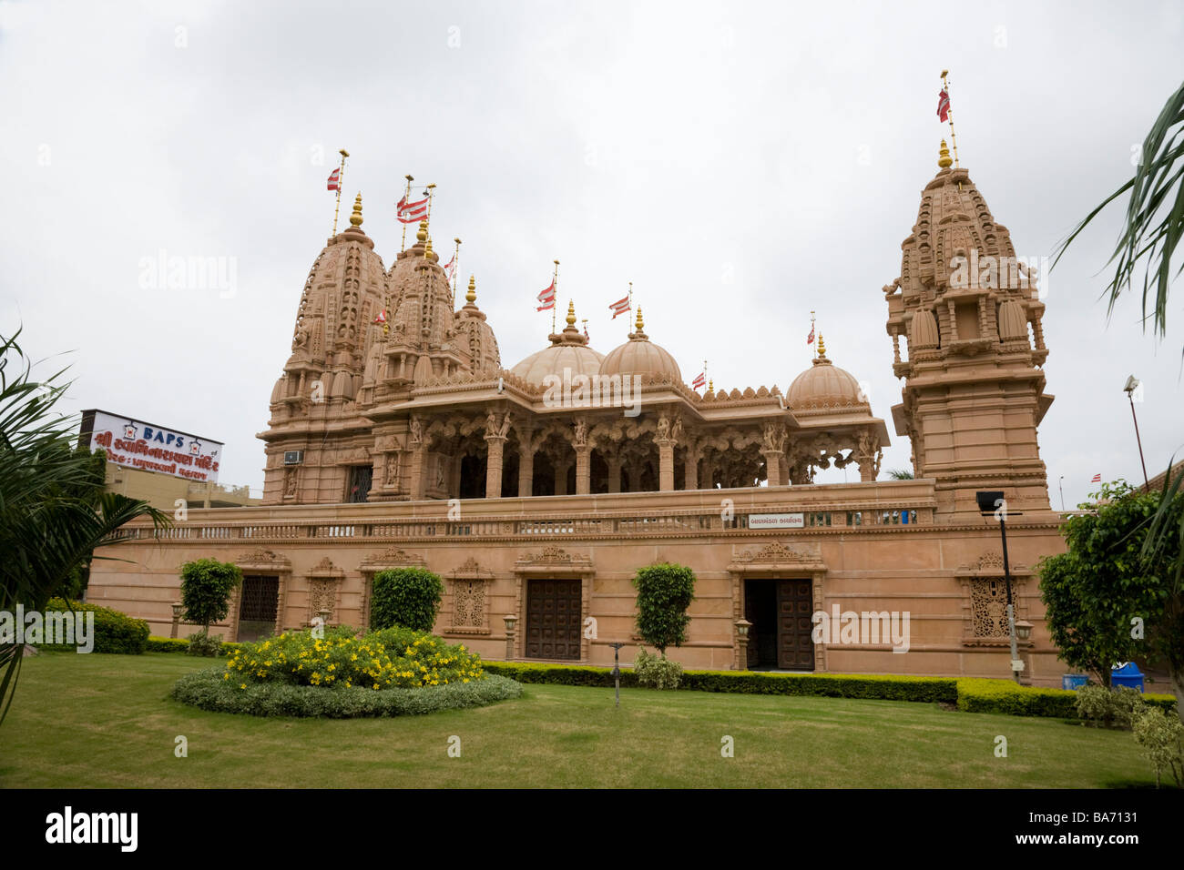 Exterior of the Baps Lord Swaminarayan Temple. Surat. Gujarat. India ...