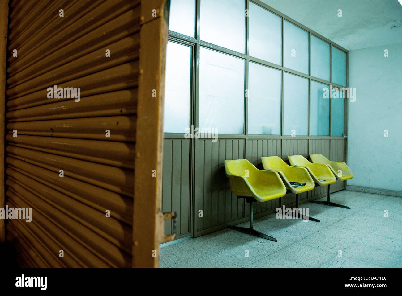 Mexico; Empty waiting room Stock Photo - Alamy