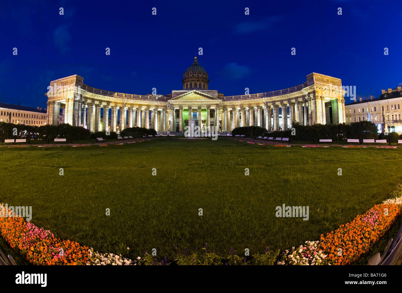 Kazan or Kazanskiy Cathedral Saint Petersburg, Russia Stock Photo - Alamy