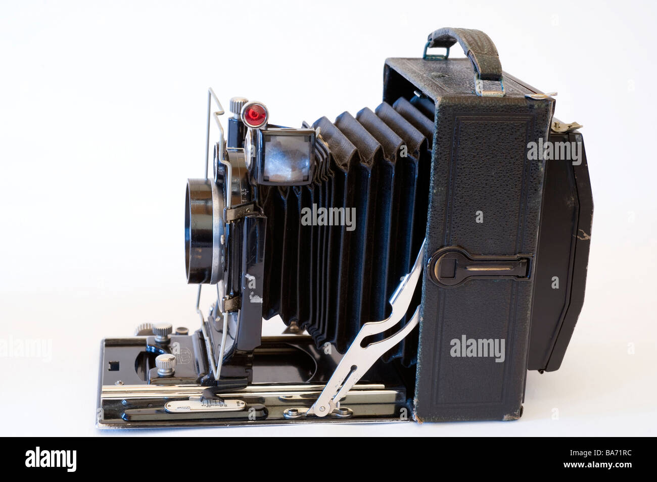 Classic Zeiss Icon camera on white background Date of production 1929 ...