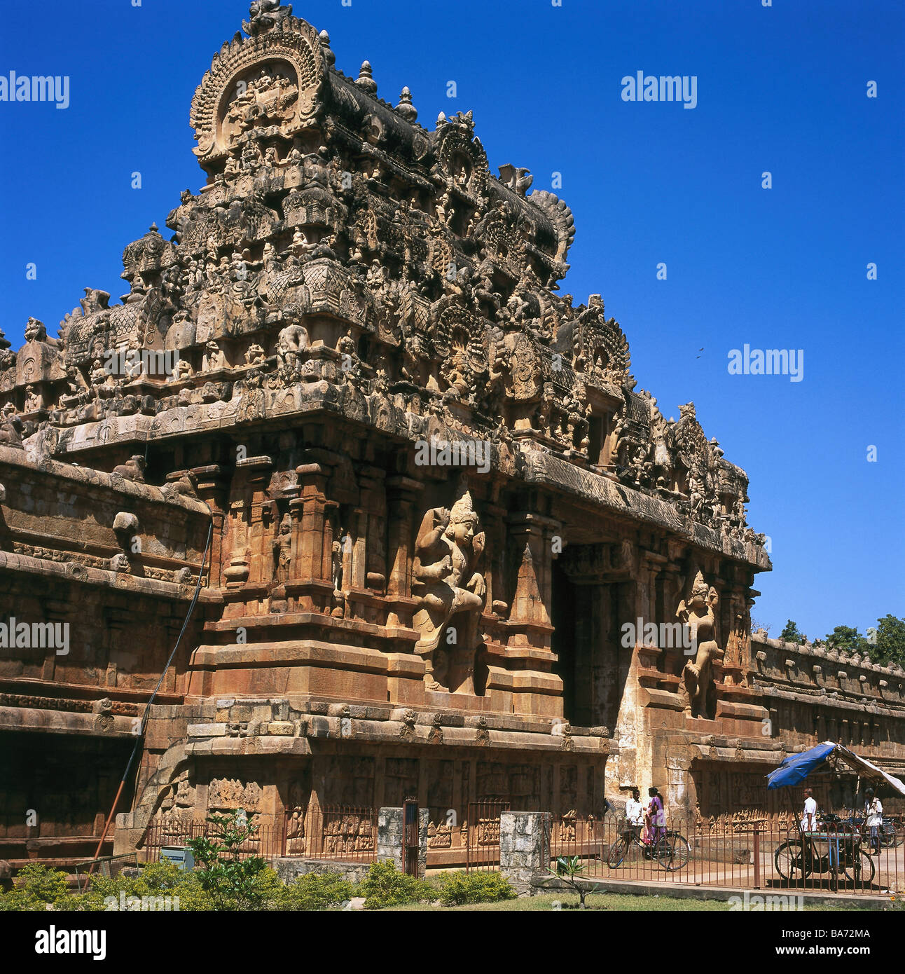 India Tamil Nadu Tanjore Brihadishvara temples detail Asia temple ...
