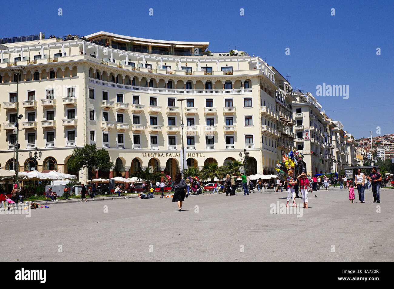 Greece, Macedonia, Thessaloniki, the first port of Greece Stock Photo ...