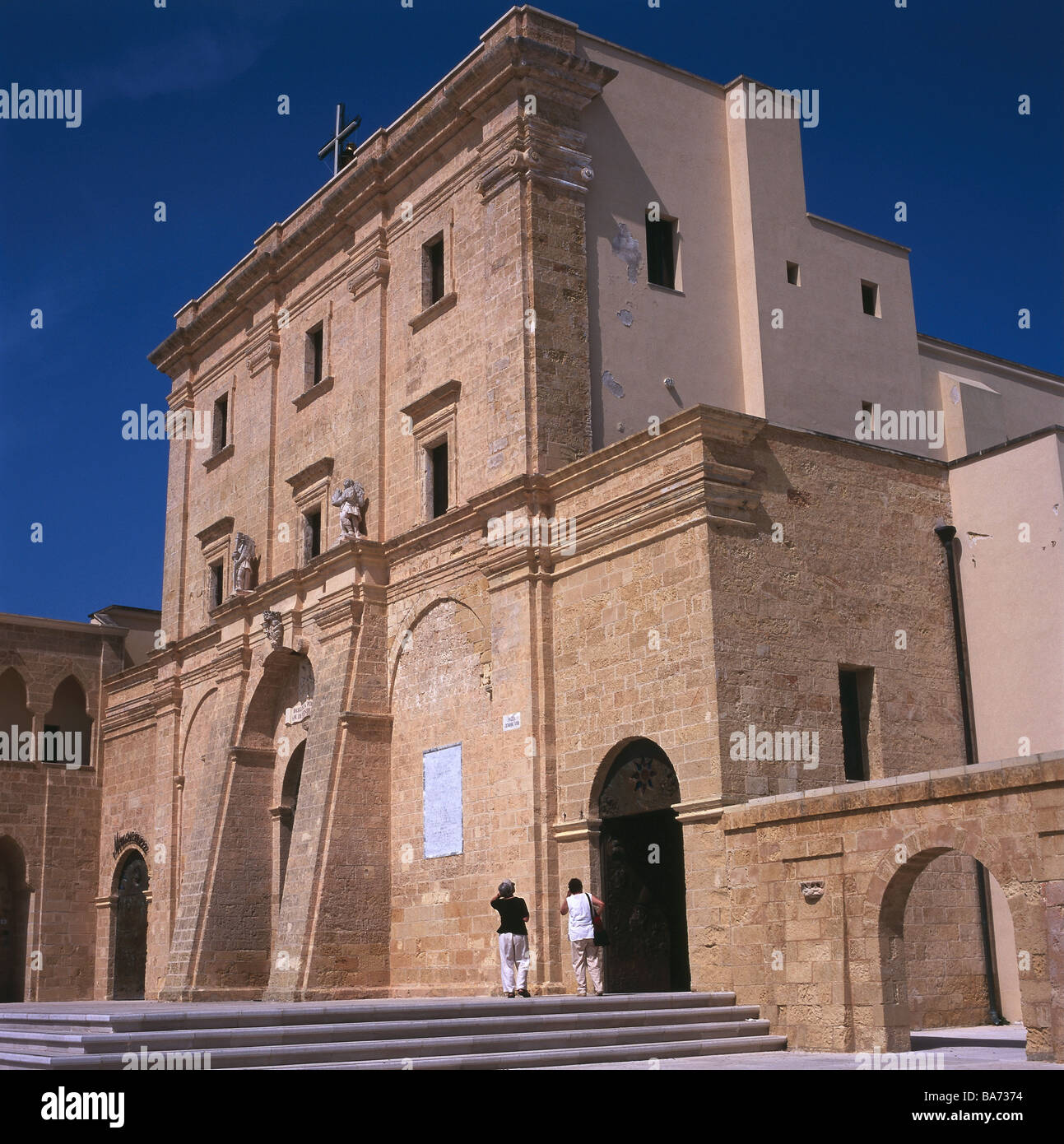 Italy Apulien Santa Maria di Leuca church detail South-Italy southern ...