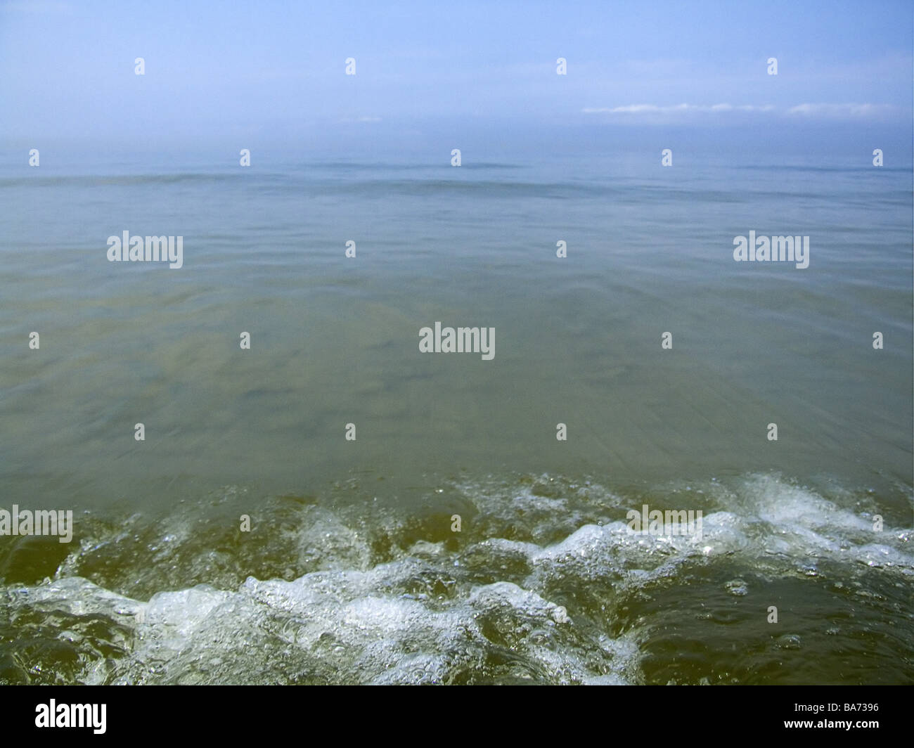 Sea surf wave shores close-up water waves movement surface fluently ...