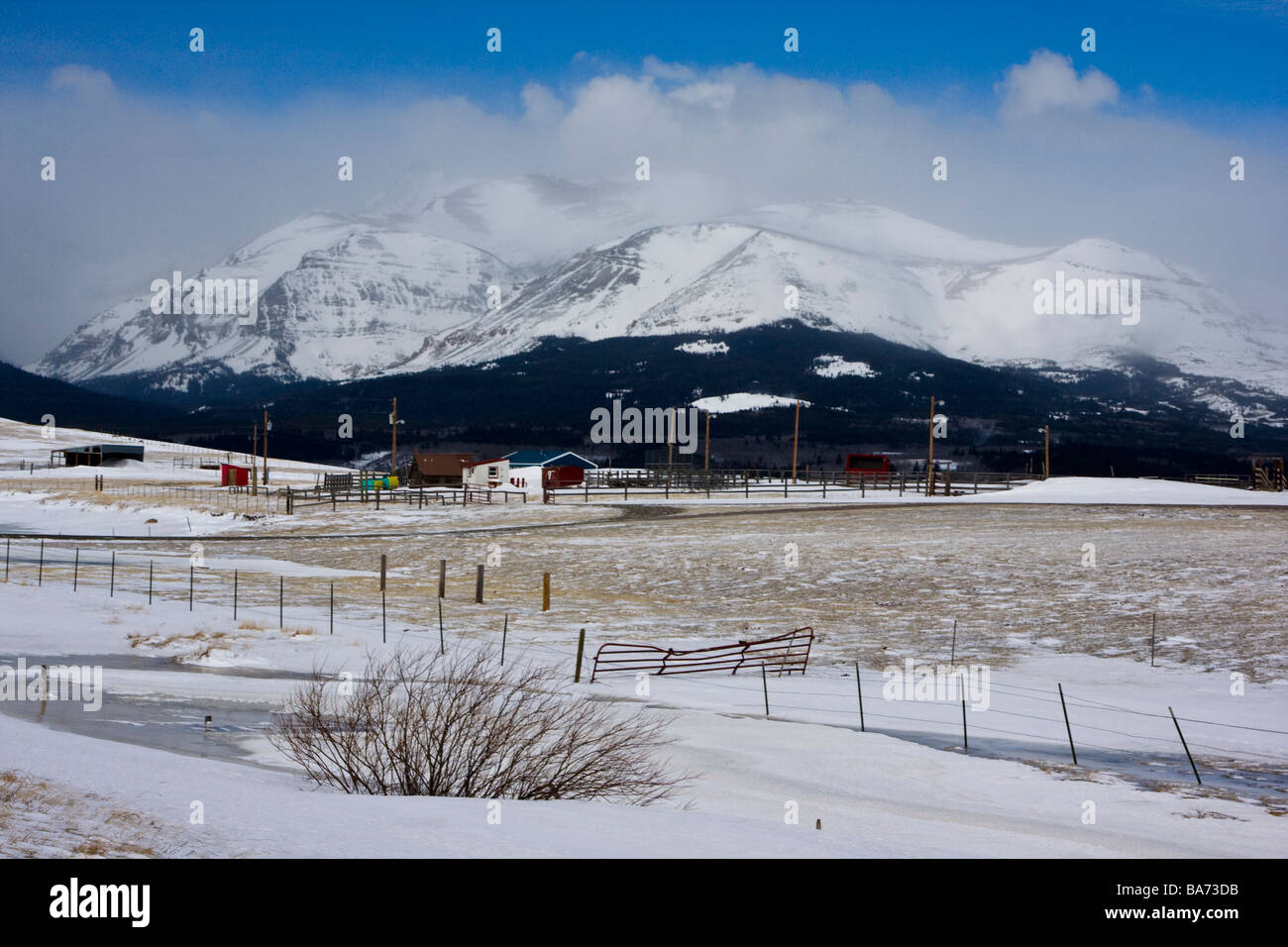 Montana ranch near glacier national park hi-res stock photography and ...