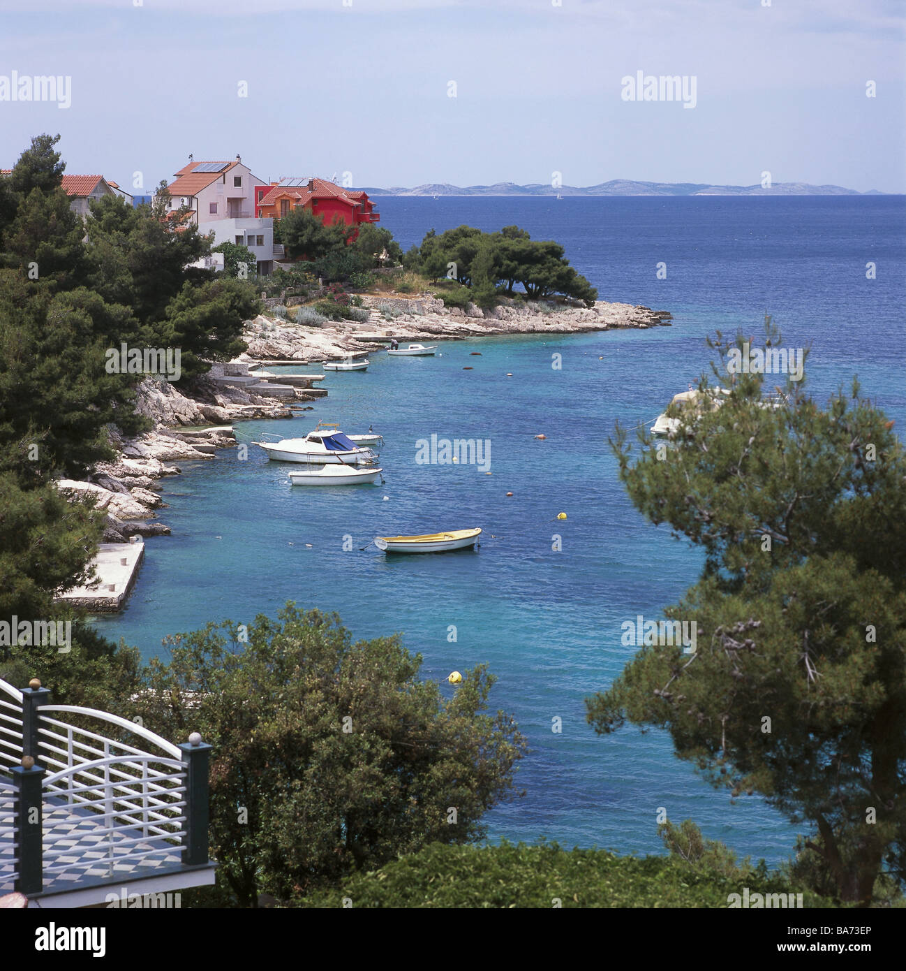 Croatia Dalmatia Sibenik place-opinion fisher-harbor Balkan peninsula ...