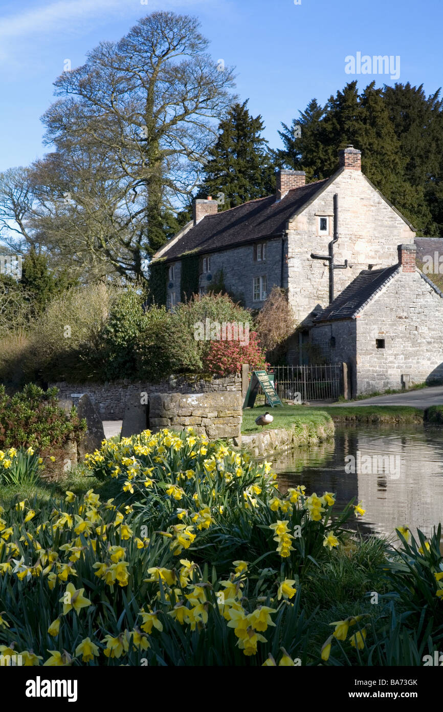 Tissington village, Peak District, Derbyshire, UK Stock Photo - Alamy