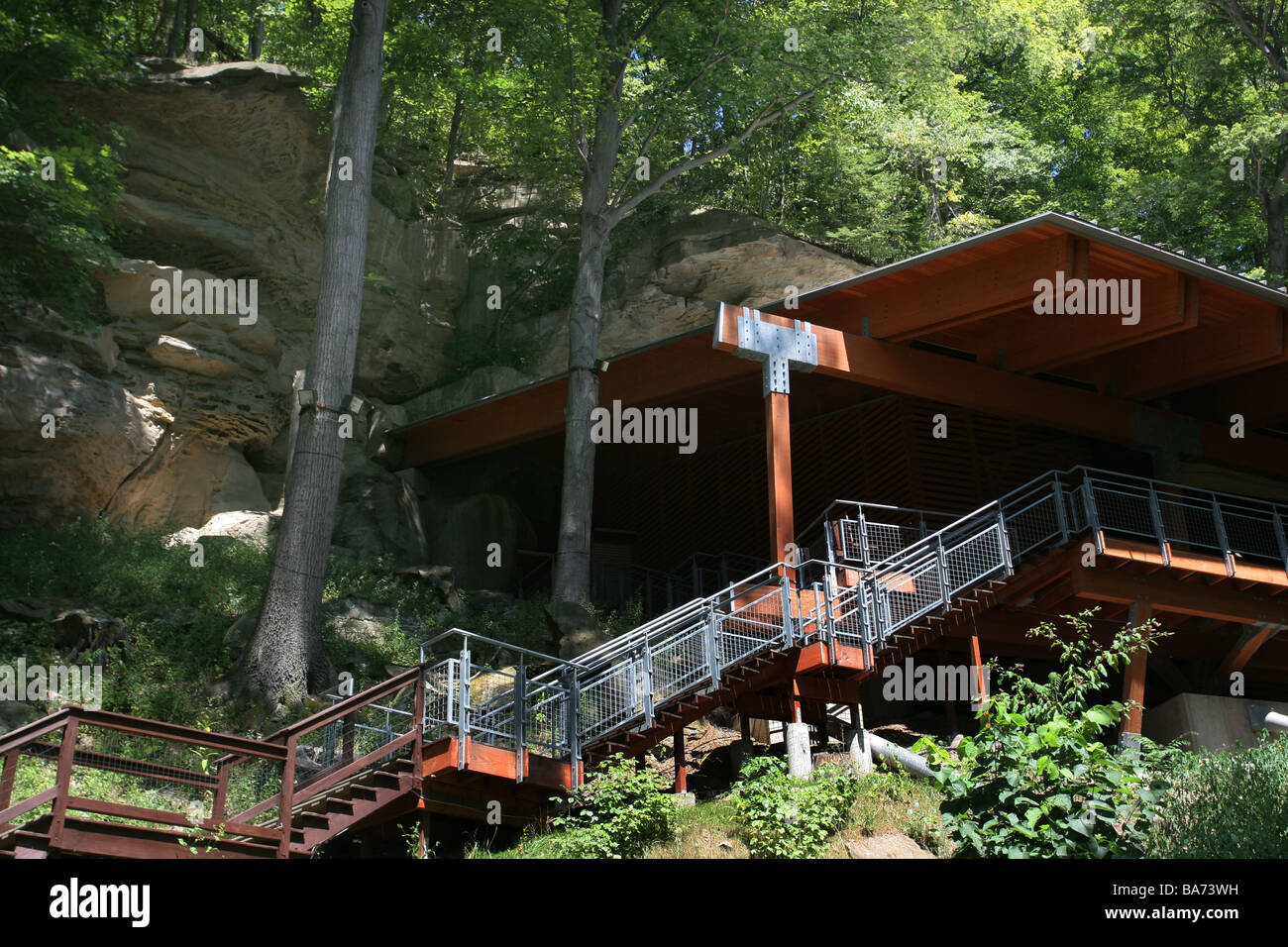 Meadowcroft Rock Shelter Pennsylvania Stock Photo - Alamy