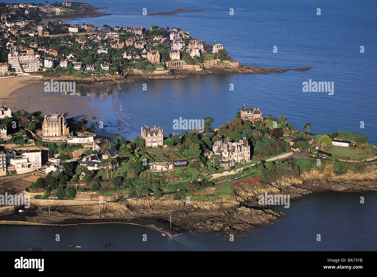France brittany dinard aerial hi-res stock photography and images - Alamy
