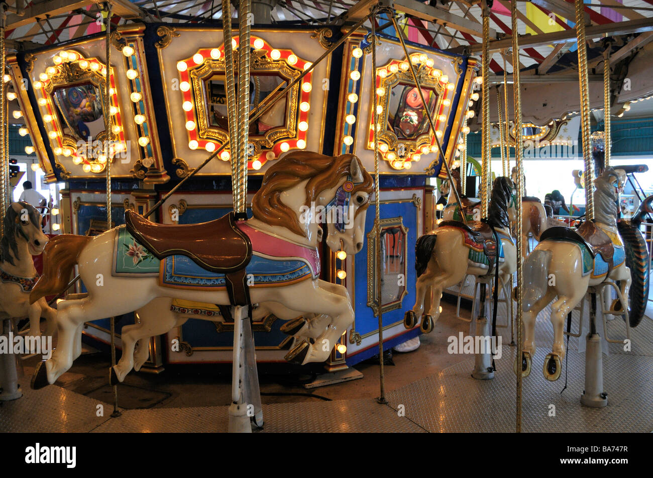 Classic style carousel Stock Photo - Alamy