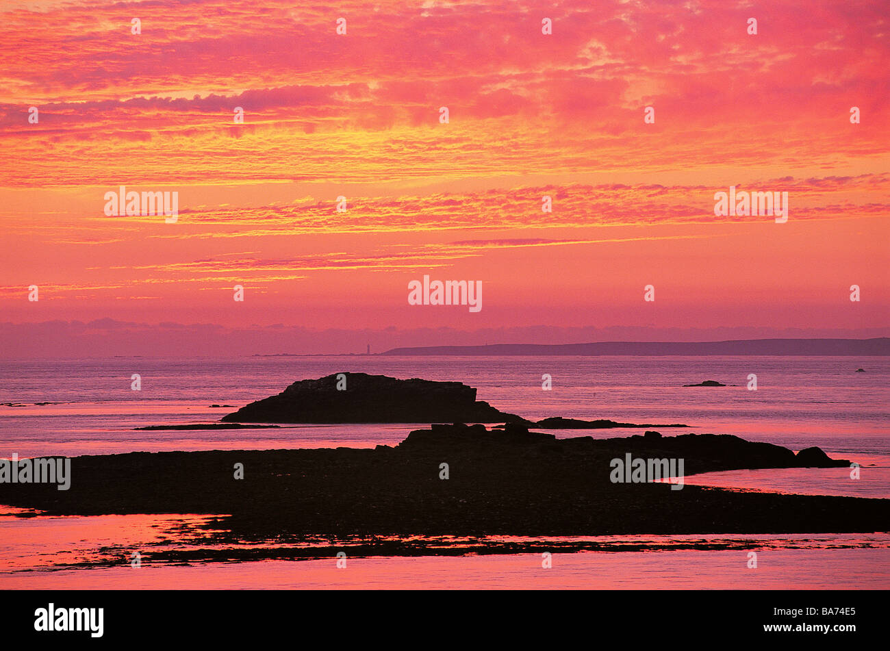 France, Finistere, Armorique Regional Natural Park, Molene Archipelago ...