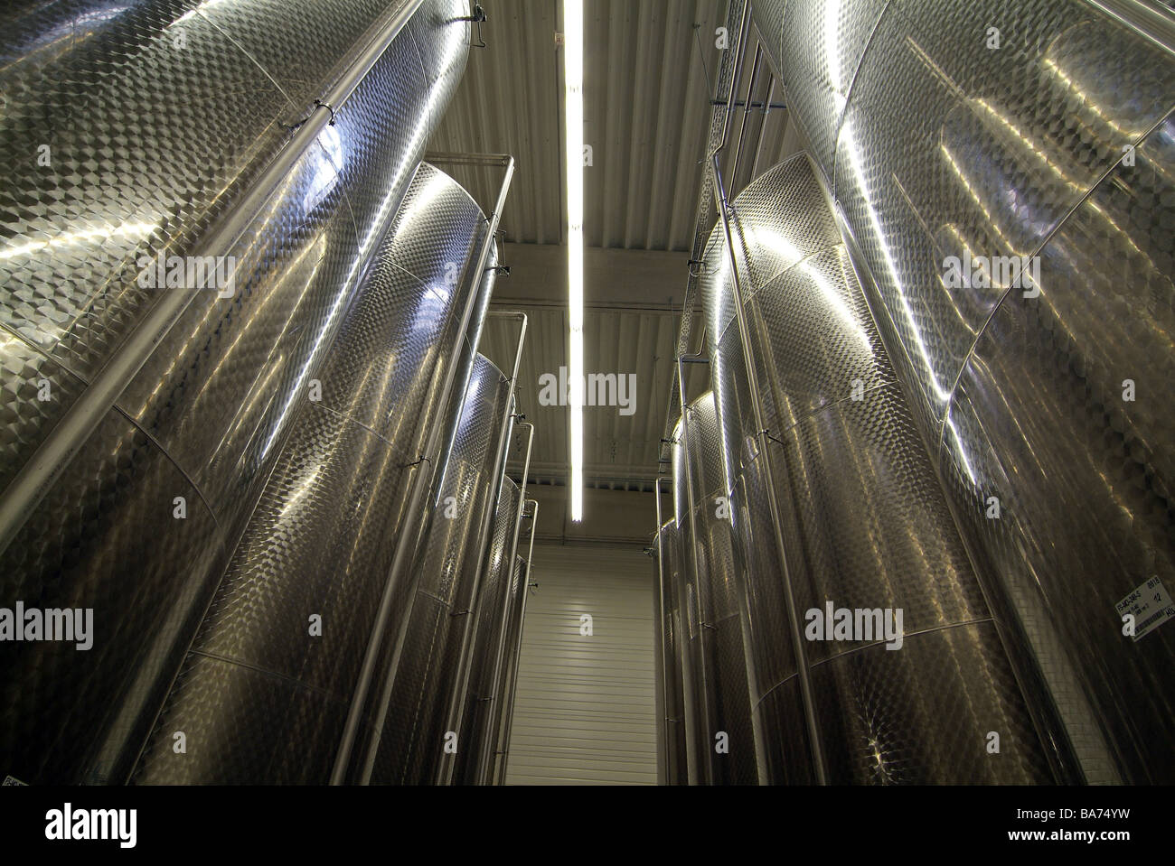 Industry printing ink-factory color-tanks Stock Photo - Alamy