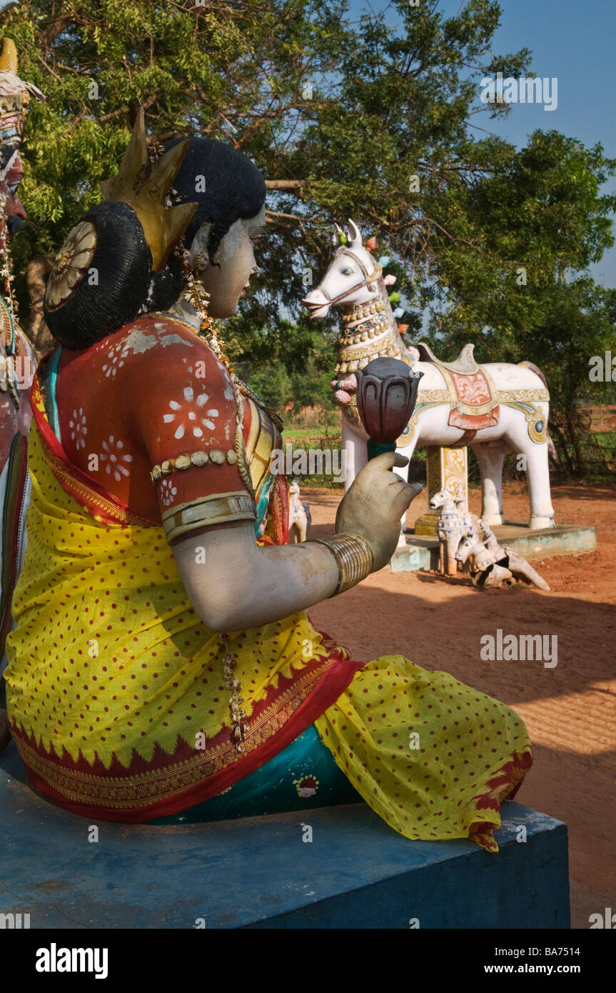 Aiyanar Temple Pondicherry Tamil Nadu India Stock Photo - Alamy