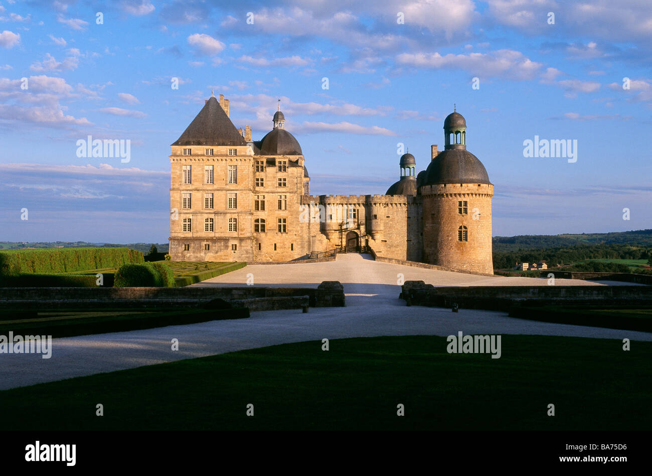 France, Dordogne, Perigord Noir, Hautefort, castle Stock Photo - Alamy