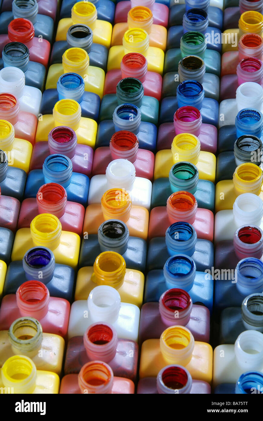 Color-bottles openly detail Stock Photo - Alamy
