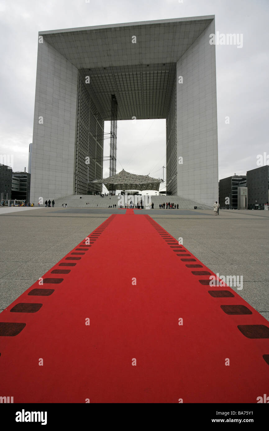 France Paris La Defense Grand ark Stock Photo - Alamy