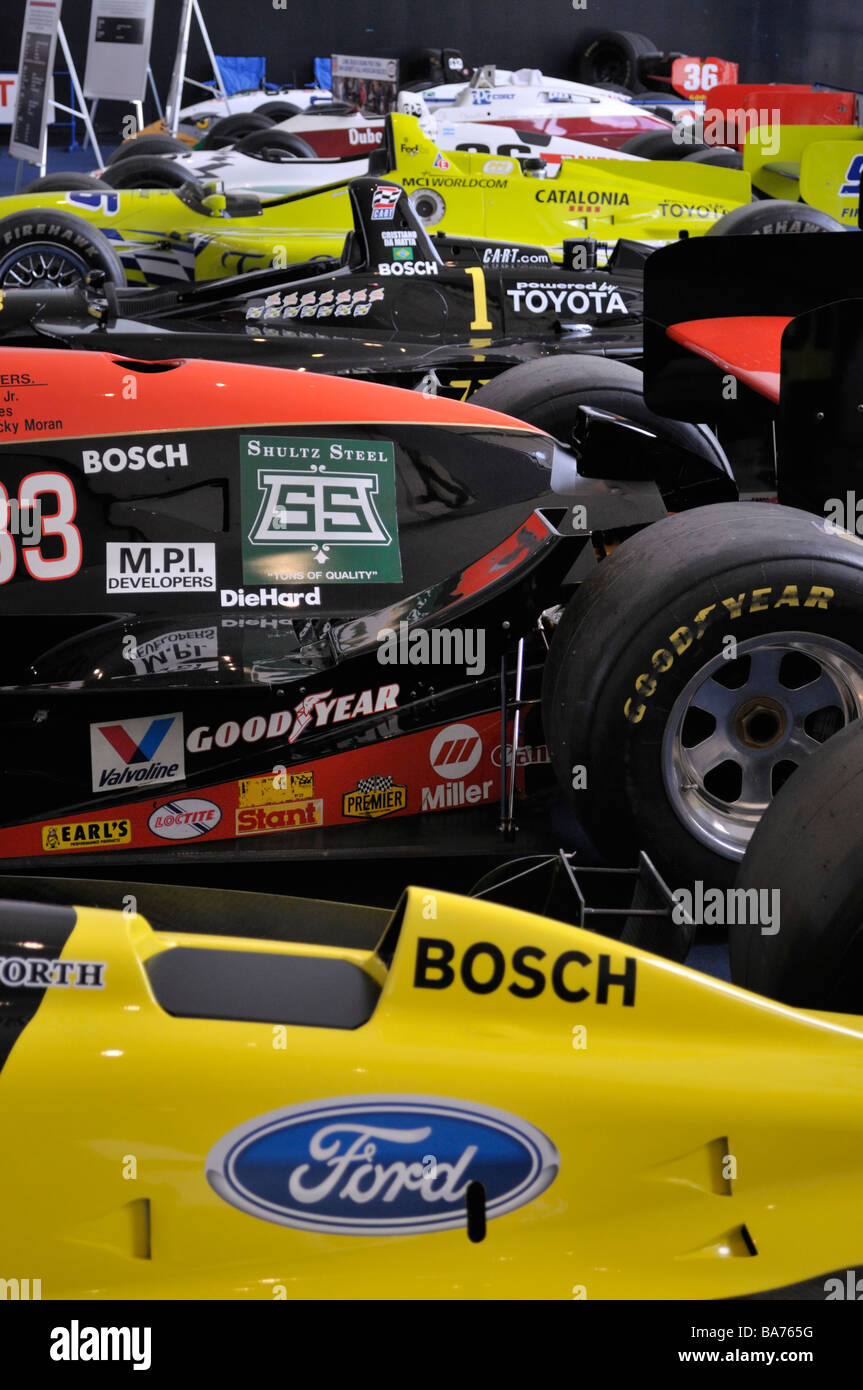 High speed vehicles lined up for exhibition Stock Photo - Alamy