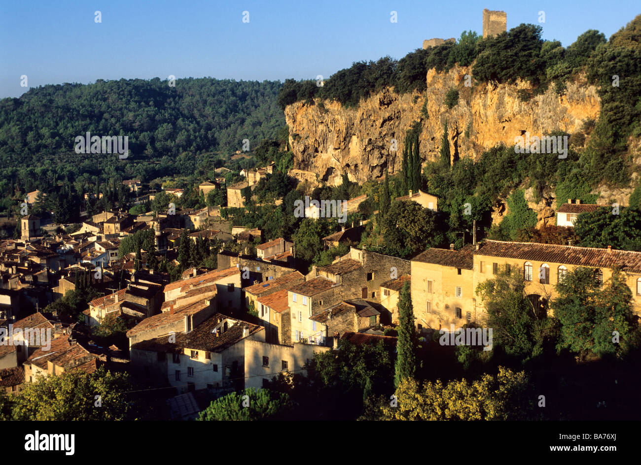 France, Var, Provence Verte, Cotignac Stock Photo - Alamy