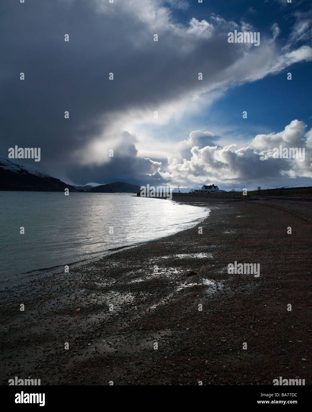 Scotland beach stormy sky hi-res stock photography and images - Alamy